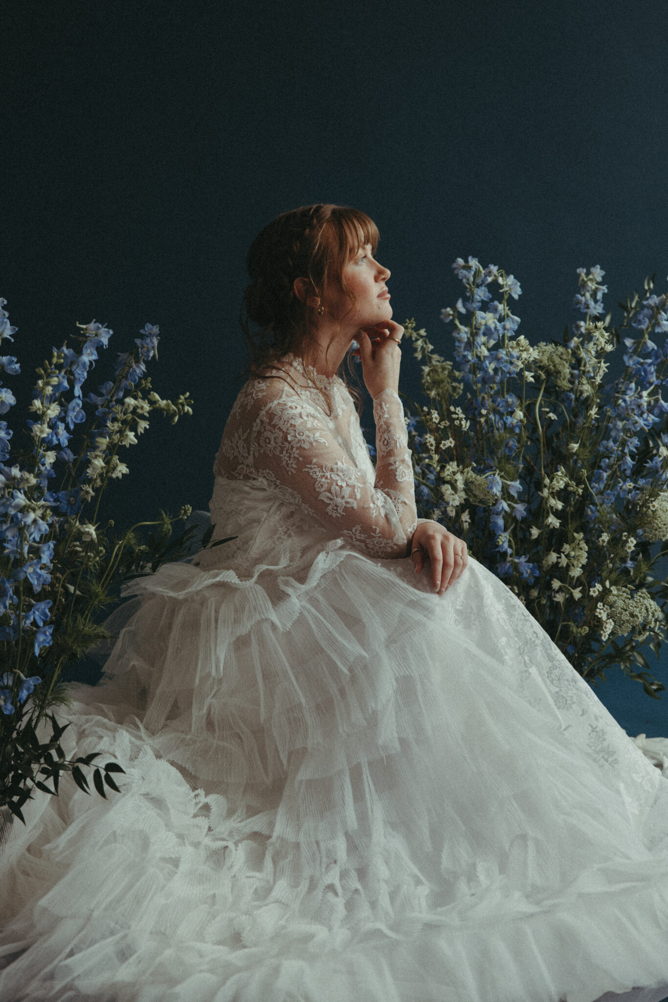 Editorial Studio Bridal Session - stratmanimagery.com