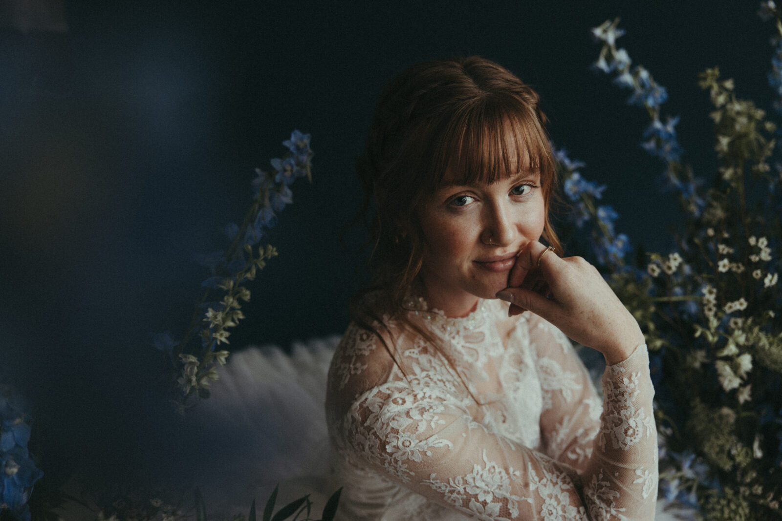 Editorial Studio Bridal Session - stratmanimagery.com