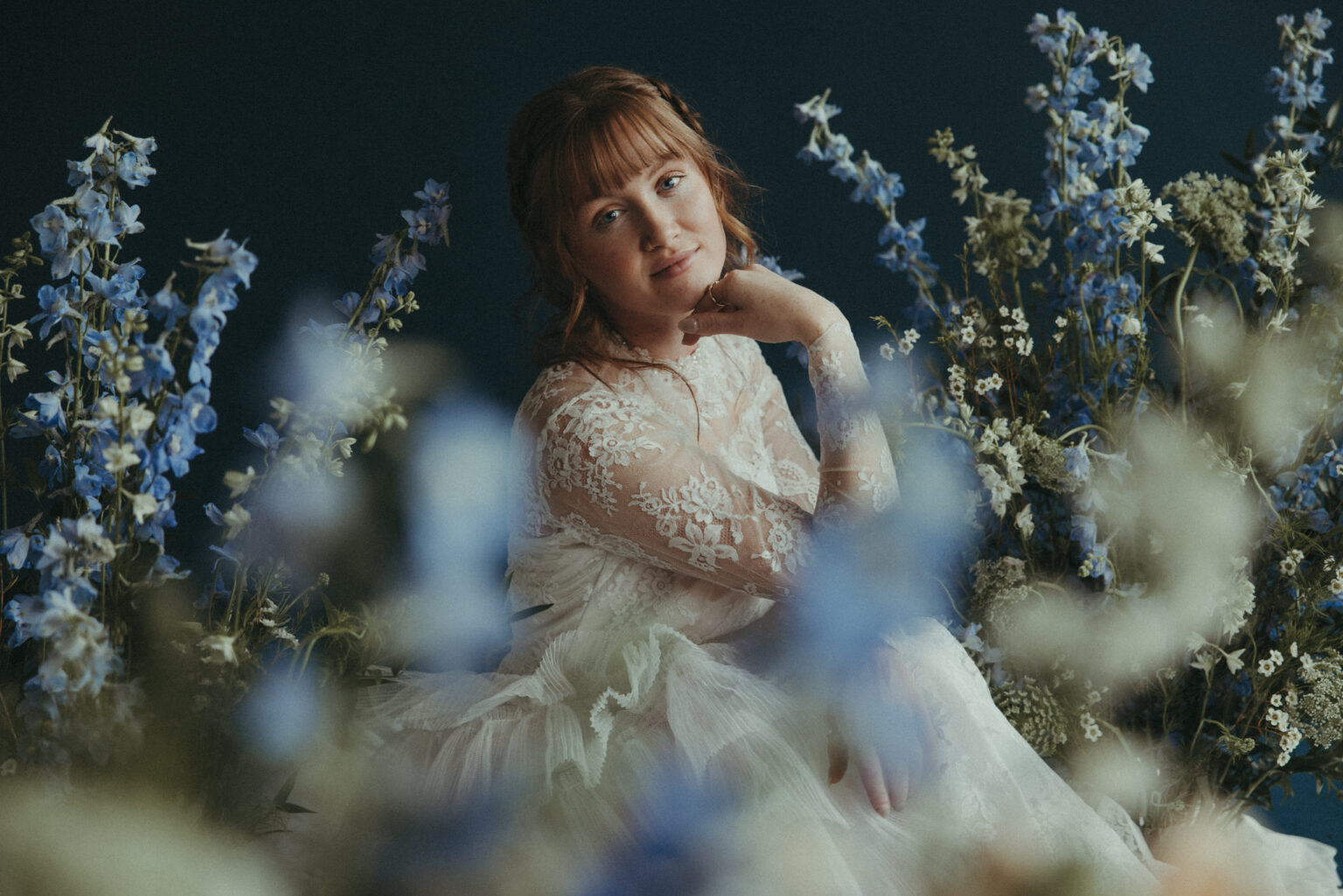 Editorial Studio Bridal Session - stratmanimagery.com