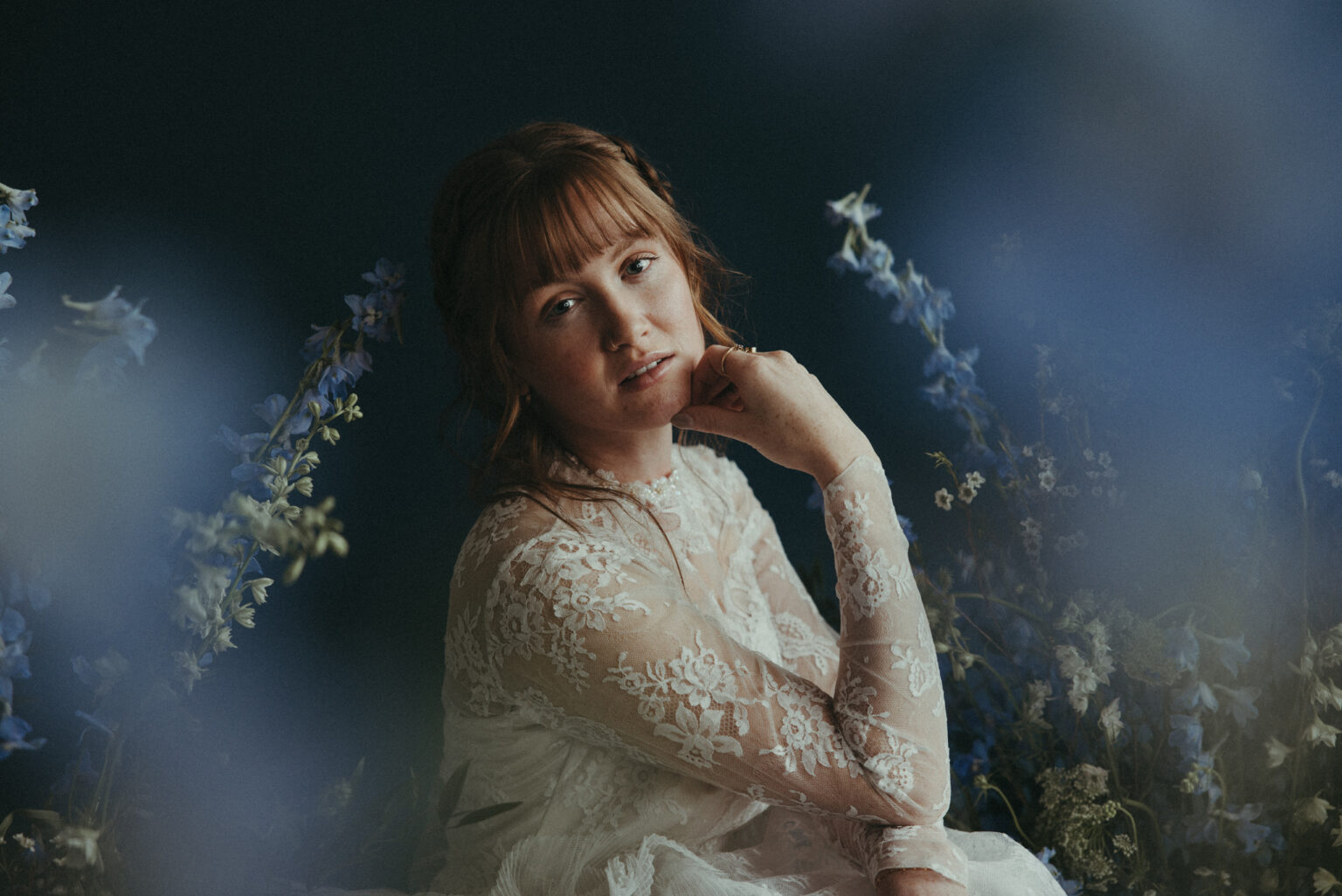 Editorial Studio Bridal Session - stratmanimagery.com