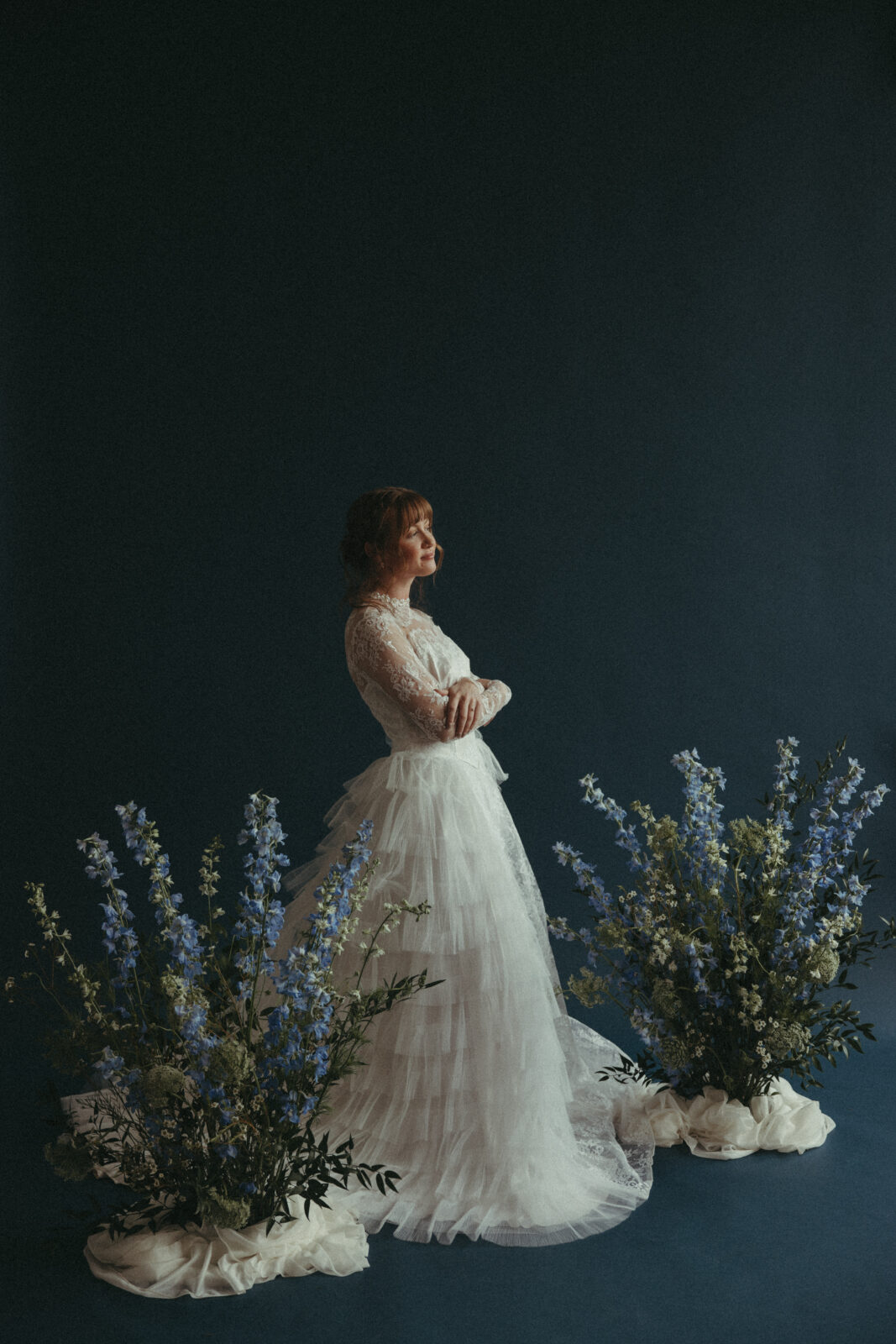Editorial Studio Bridal Session - stratmanimagery.com